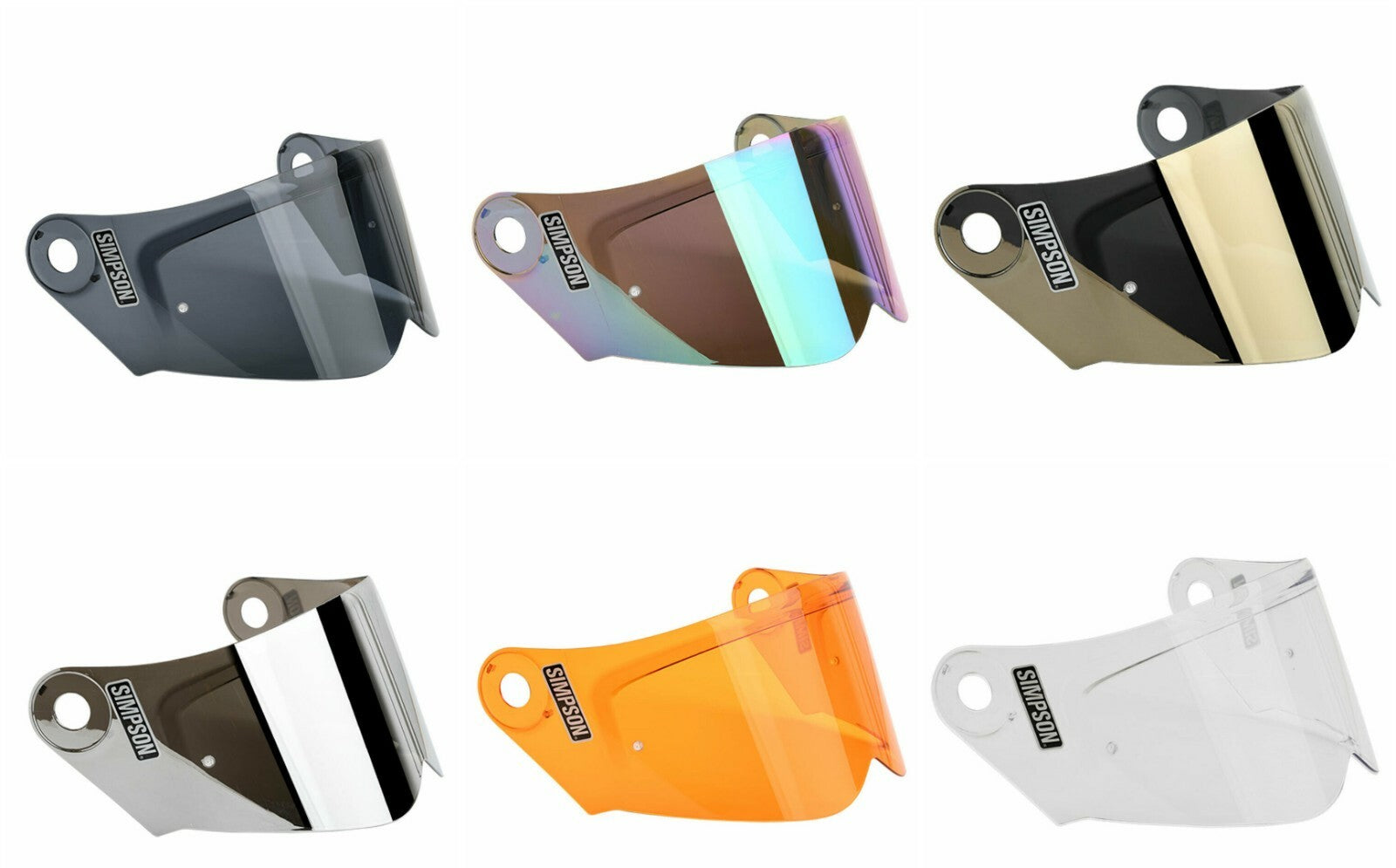 SIMPSON Mod Bandit Helmet Optional Exterior Shield – Schmid Moto Co.