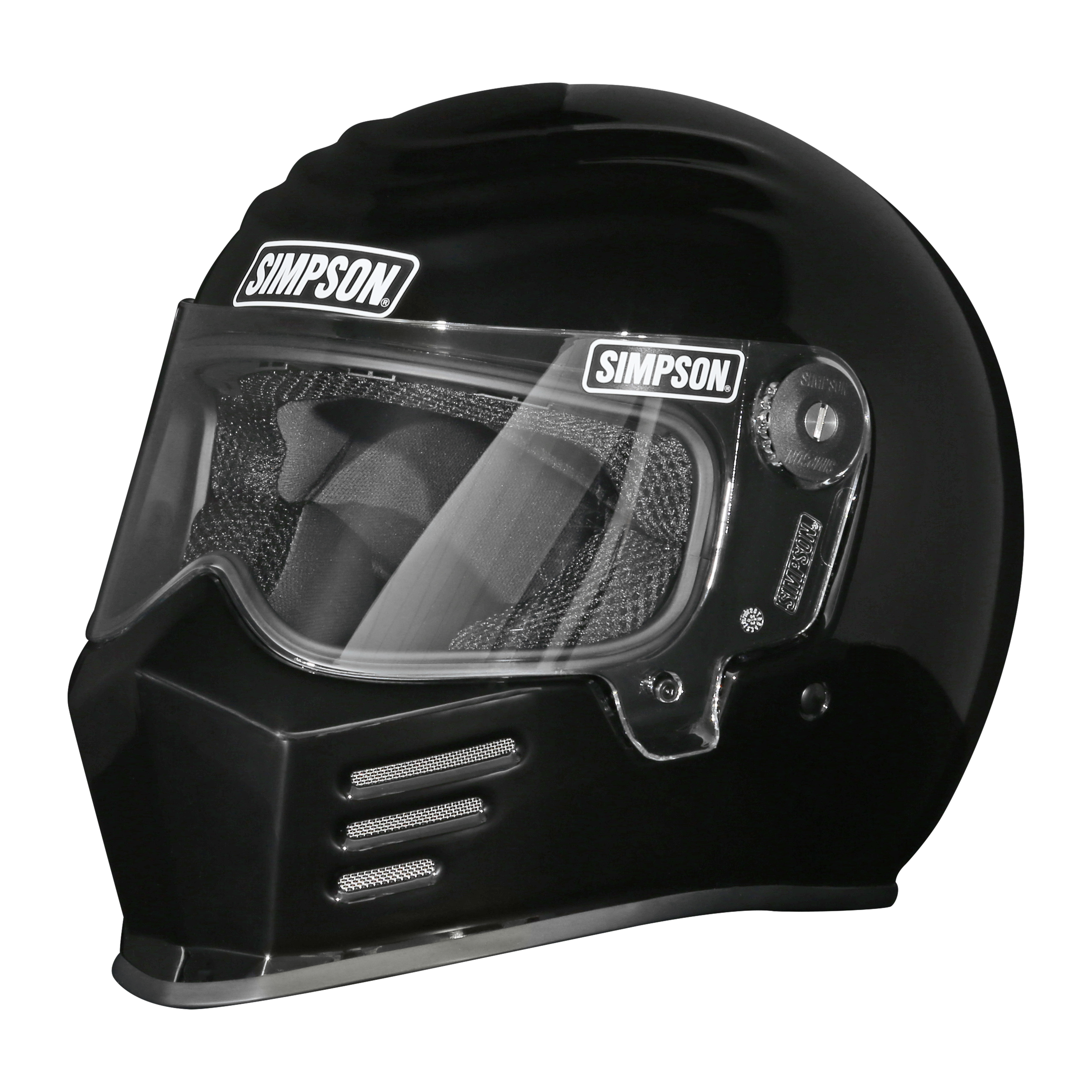 SIMPSON - Outlaw Bandit 3.0 - Black – Schmid Moto Co.